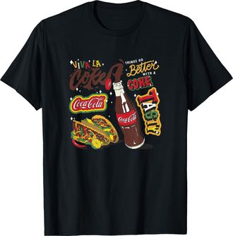 Coca Cola Ware Mexican Party Viva La Coke Tasty Tacos T-Shirt
