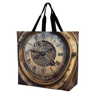 Generic Horloge Steampunk Sac A Main Femmes D&eacute;contract&eacute; Sacs Imperm&eacute;able Sac Fourre-Tout Pour Quotidienne Universit&eacute; Travail