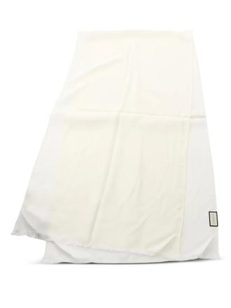 Gucci 2020s Schal mit ausgefransten Kanten - Nude