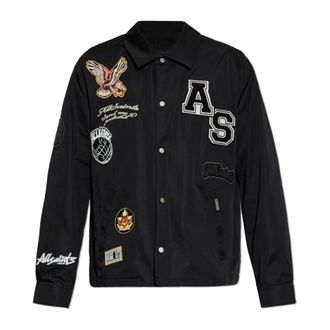 AllSaints Homme, Vestes, Noir, Taille: S Soundman Patch Coach Jacket