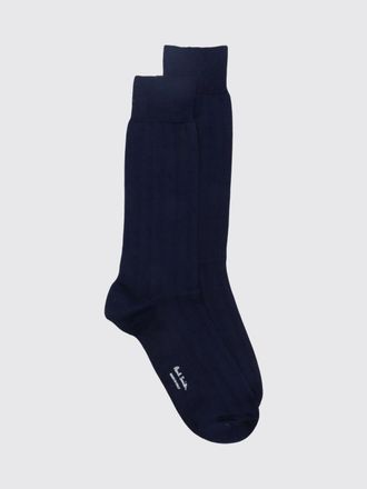 Paul Smith Einfarbige wadenhohe Socken aus elastischer Bio-Baumwollmischung