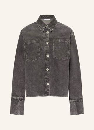 Sams&oslash;e & Sams&oslash;e Sams&oslash;e Sams&oslash;e Hemdbluse Sasofie Aus Cord grau