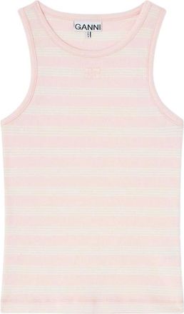 Ganni Femme, Tops, Multicolore, Taille: 42 FR Soft Cotton Rib Tanktop
