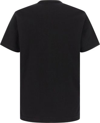 Dolce & Gabbana Logo-Embroidered Cotton T-shirt - Black