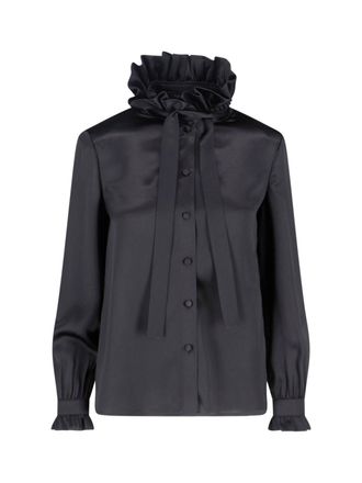 Gucci Hemd Aus Seidensatin