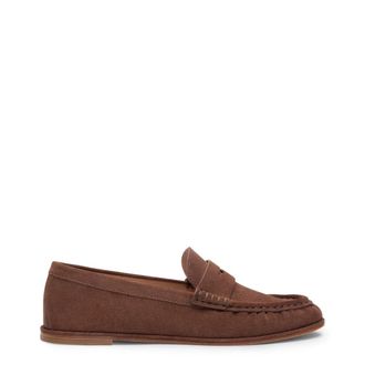 Stuart Weitzman Femme, Chaussures, Brun, Taille: 39 1/2 EU Spencer Loafer
