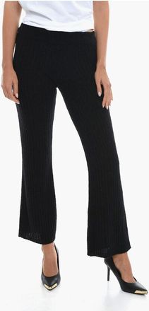 Birgitte Herskind Ribbed Wool Blend BETTE Flared Pants size 44