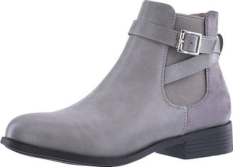Elara Damen Stiefelette Chelsea Ankle Boots Chunkyrayan C298-Grey-36