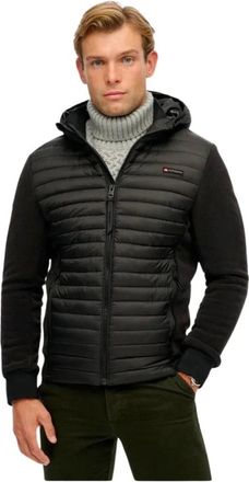 Superdry Homme, Vestes, Noir, Taille: S Storm Fleece Hybrid Jacket