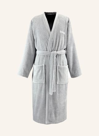HUGO BOSS Bademantel Edge grau
