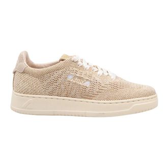 Autry Femme, Chaussures, Beige, Taille: 40 EU Medalist Easeknit Low Baskets