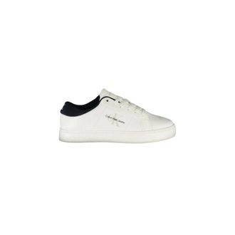 Calvin Klein Wei&szlig;e Polyester-Sneaker f&uuml;r M&auml;nner - - Shoes - Herren - Wei&szlig; - 40 EU