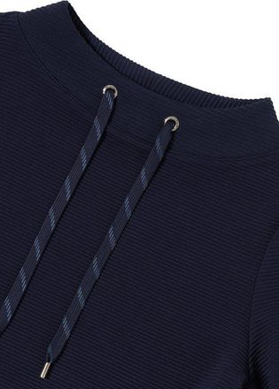 Cecil T-Shirt TOS Solid Ottoman Funnel Neck