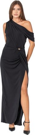 Kocca Femme, Robes, Noir, Taille: 42 FR Off shoulder long slim dress