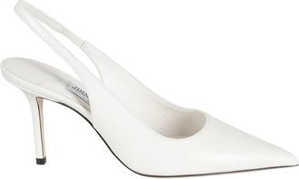 Jimmy Choo London Femme, Chaussures, Blanc, Taille: 40 EU Love 85 Slingback Pump
