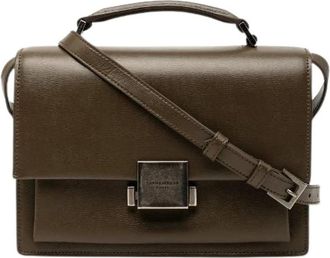 Saint Laurent Sac bandouli&egrave;re 2-en-1 en cuir Pre-owned - Femme - Pre-owned - Brun - Taille: ONE Size