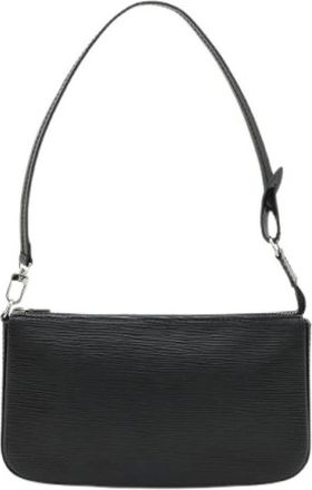 Louis Vuitton Pre-owned Pochette Accessoires Epi Pouch - Femme - Pre-owned - Noir - Taille: ONE Size