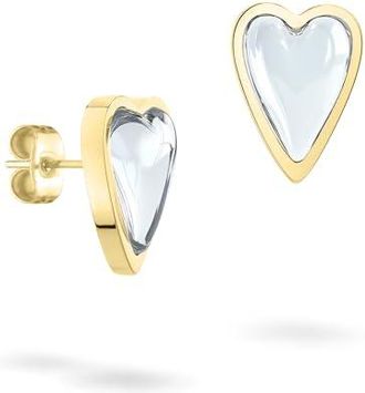 Liebeskind Boucles doreilles Femme LJ-1699-E-15 en acier inoxydable IP or