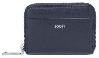 Joop Geldb&ouml;rse JOOP lantea aena purse sh5z, Damen, dunkelblau, Ziegenleder, Basic, Kleinlederwaren, Damen Geldbeutel, Portemonnaie mit Logo