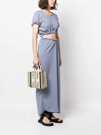 Chlo&eacute; Woody Tote Bag - Beige