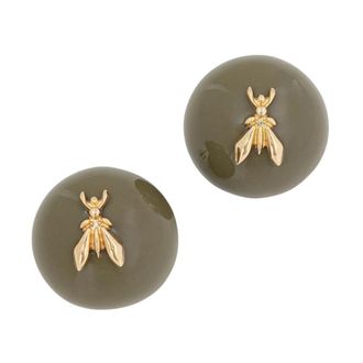 Patrizia Pepe Sphere Ohrringe - - Accessories - Damen - Gr&uuml;n - ONE SIZE