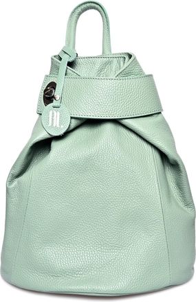 Anna Luchini Gr&uuml;n Rindsledertasche