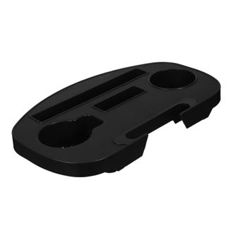 Supvox Recliner Utility Tray Attachment aus Wetterbeständigem Kunststoff mit Stabilem Getränkehalter und Vielseitigem Ablagefach Kompakt und Tragbar für Stra