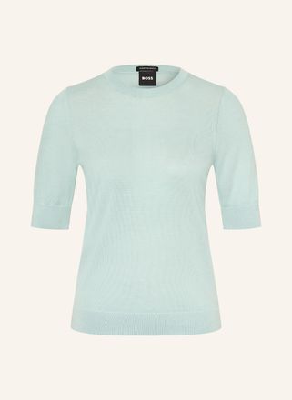 HUGO BOSS Strickshirt Farbella gruen