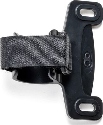 Crankbrothers Rahmenhalter & Strap f&uuml;r Handpumpe, Schwarz, 16655CB