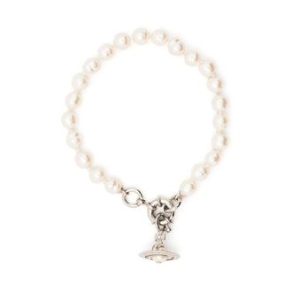 Vivienne Westwood Perlen Charme Kristall Schmuck - - Accessories - Damen - Wei&szlig; - ONE SIZE