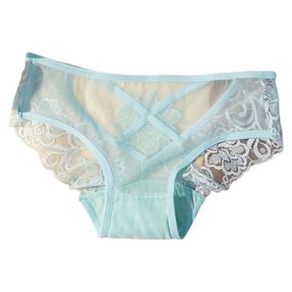 Generic String pour femme en maille de soie glacée Culotte en maille String taille basse sans couture Sous-vêtements en coton respirant String Lingerie pour f