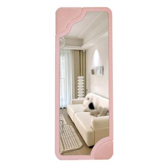 Generic Spiegel Ganzk&ouml;rperspiegel Spiegel mit Rahmen Rechteckiger f&uuml;r Schlafzimmer Eingangsbereich Wohnzimmer(Pink,160x60 cm)