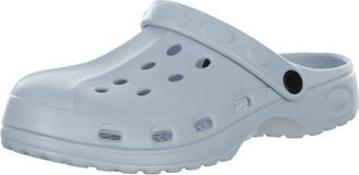 Brandsseller Sabots de jardin pour femme, chaussures de jardin, chaussures de bain, mules l&eacute;gers, bleu clair, 38 EU