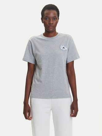 adidas T-Shirt Farmers Market Graphic KB2486 Grau Regular Fit