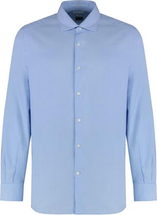 Slowear Slowear, Homme, Chemises, Bleu, Taille: 4XL Chemise en coton piqu&eacute;