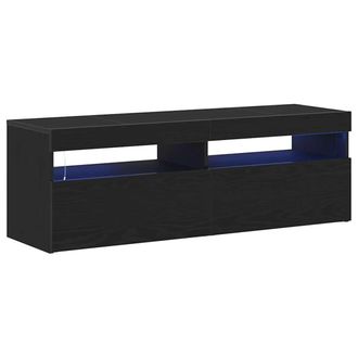 vidaXL Vidaxl - Mobile Tv Nero 120 X 35 X 40 Cm Legno Multistrato