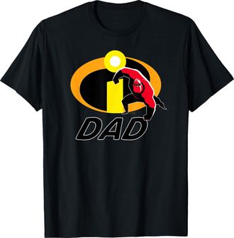 Pixar Disney and Pixars The Incredibles Mr. Incredible Dad Family T-Shirt