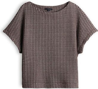 OPUS Sweatshirt mit 3D-Struktur Formstabiler Look mit cleaner Linienf&uuml;hrung