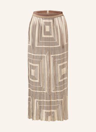 Marc Aurel Marc Aurel Plisseerock beige