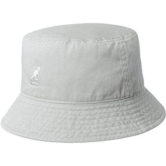 Kangol Washed Bucket Bonnet Unisexe pour Adulte, &Eacute;clair de Lune, XL