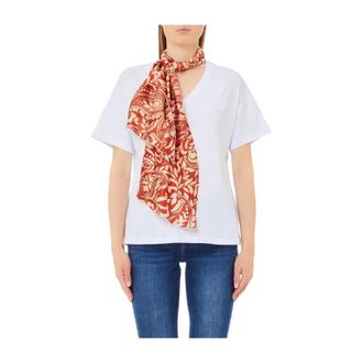 Liu Jo Baumwoll-T-Shirt - - Tops - Damen - Wei&szlig; - S