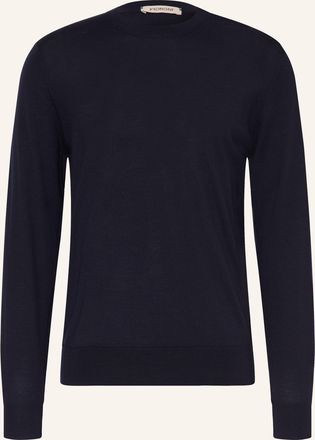 Fioroni Cashmere Fioroni Pullover Aus Merinowolle blau