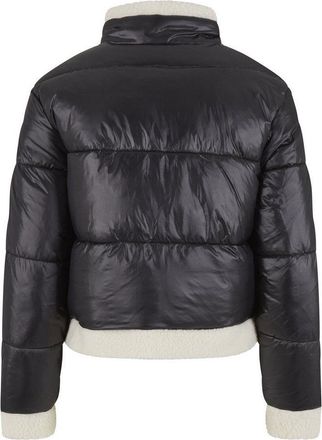 Urban Classics Allwetterjacke Urban Classics Ladies Recycled Shiny Puffer Sherpa Jacket (1-St)