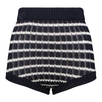 Red Valentino Femme, Shorts, Bleu, Taille: 38 FR Shorts &agrave; rayures