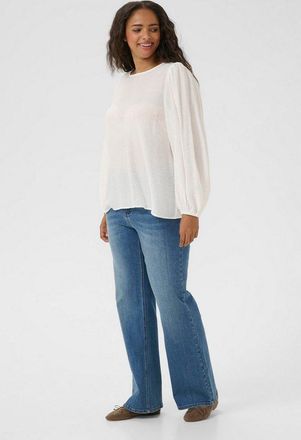 Kaffe Curve Langarmbluse Langarm-Bluse KCviva Gro&szlig;e Gr&ouml;&szlig;en