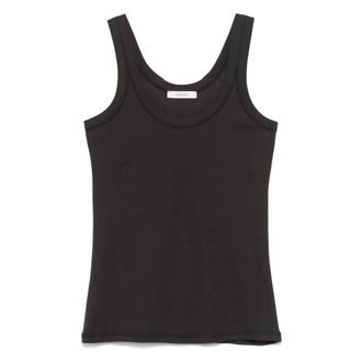 Christophe Lemaire Femme, Tops, Noir, Taille: 40 FR D&eacute;bardeur c&ocirc;tel&eacute;