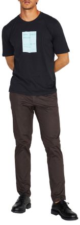 Sisley Sisley Mens Trousers 4TEQSF02E Pants, Dark Grey 133, 50