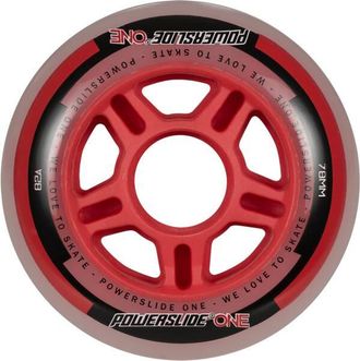 Powerslide Inlineskates-Rollen-Set One Wheels 76mm