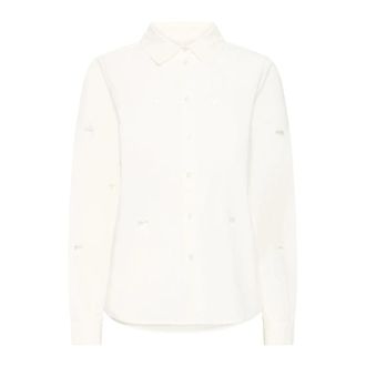 Ichi Kurzarmhemd - - Blouses & Shirts - Damen - Wei&szlig; - L