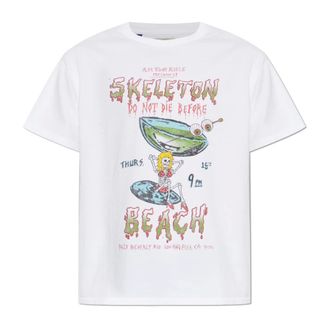 Gallery Dept. Homme, Tops, Blanc, Taille: XL Skeleton Beach Surf Tee